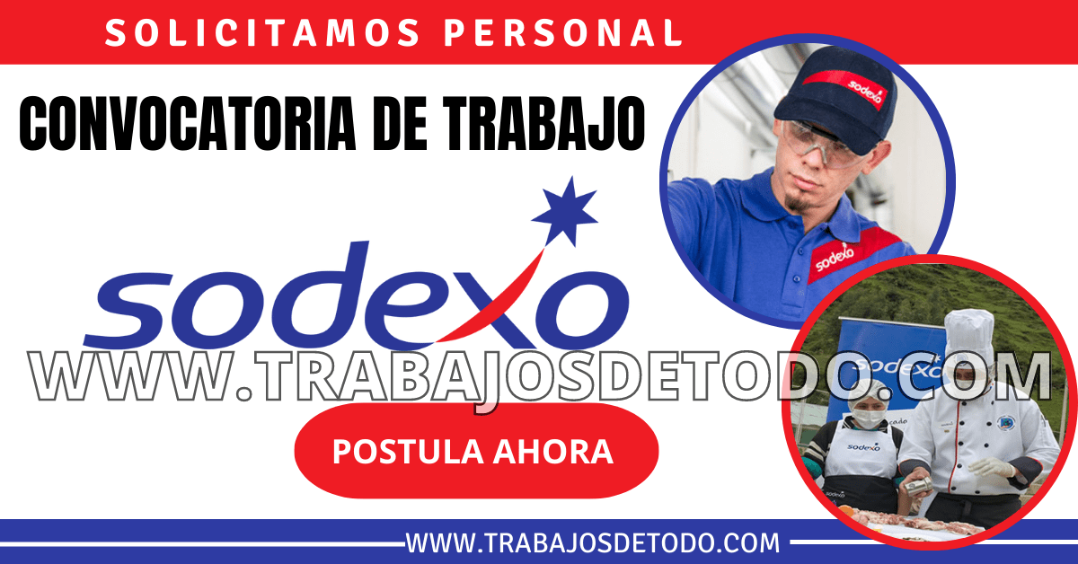 Sodexo ofrece nuevas plazas disponibles a nivel nacional